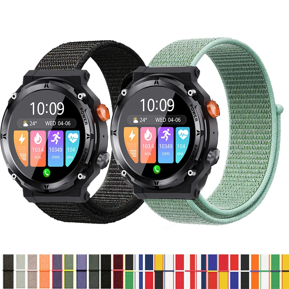 Nylon Loop Strap for C21 Pro Smartwatch Replacment Bracelet Sport ...