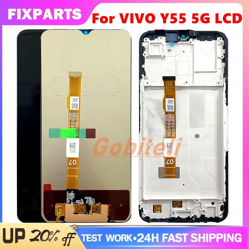 Tested-For-Vivo-Y55-5G-V2127-V2154-LCD-Display-With-Touch-Screen ...