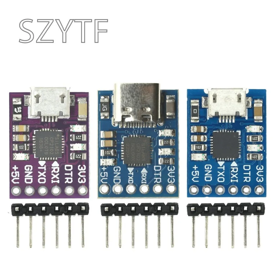 CJMCU CP2102 Type-C MICRO USB To UART TTL Module 6Pin Serial Converter UART STC Replace FT232