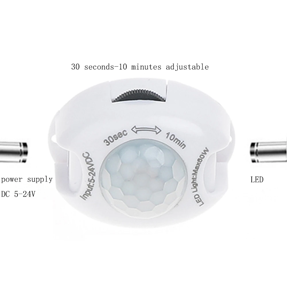 DC5-24V-Motion-Sensor-Light-Switch-Movement-Detector-Activated-Timer ...