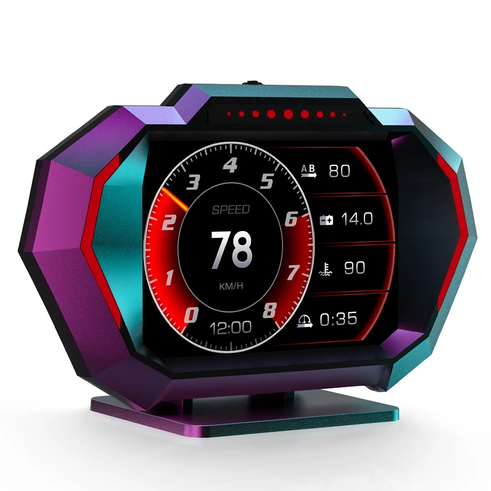 OBD2 HUD Car Head Up Display Speedometer Real-Time Off-road Vehicle ...