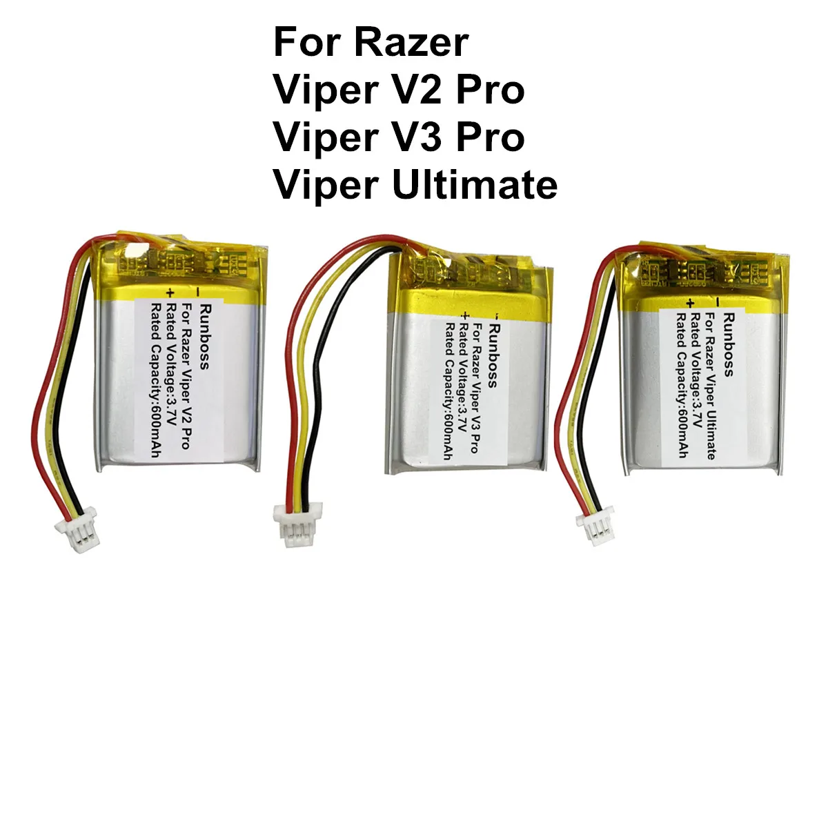 Replacement Wireless Mouse Battery 600mAh For Razer Viper V2 Pro / V3 ...