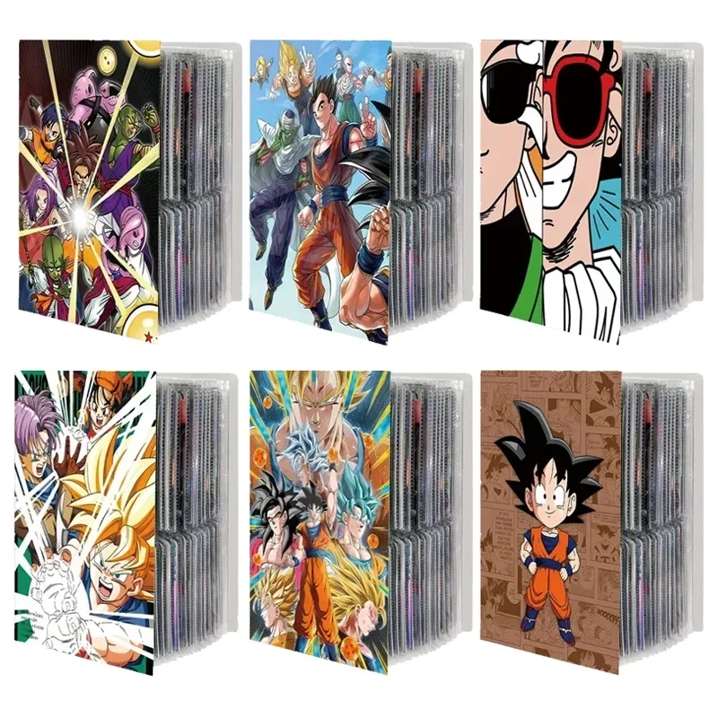 Carpeta-de-tarjetas-de-Dragon-Ball-240-lbum-de-piezas-Goku-Vegeta-Super ...
