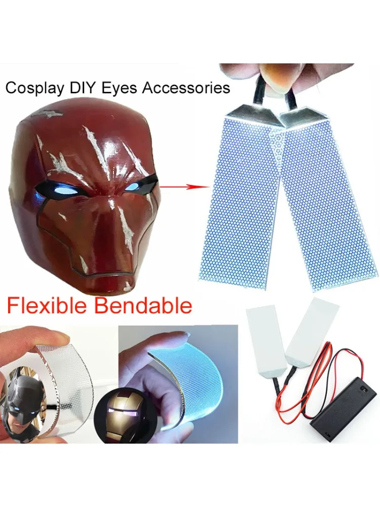 Big-Size-White-DIY-LED-Eye-Light-Kits-for-Cosplay-Helmet-Halloween-Mask ...