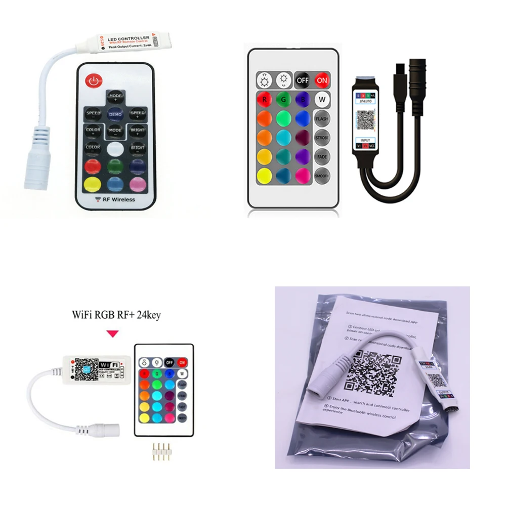 Led-Controller-LED-IR-RGB-Controler-LED-Lights-Controller-IR-Remote ...