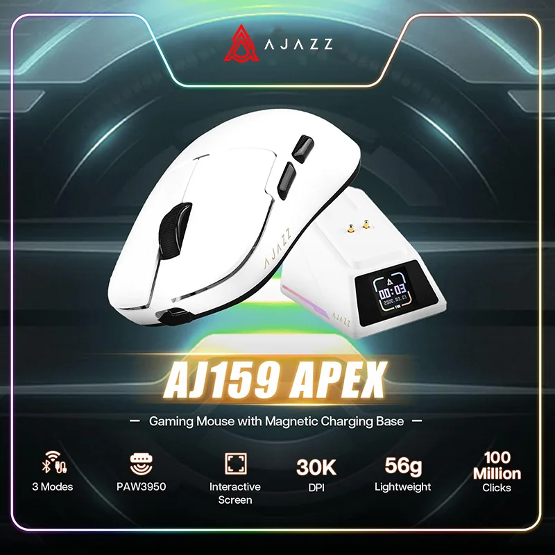AJAZZ-AJ159-APEX-Paw3950-Wireless-Mouse-with-RGB-Magnetic-Charging-Base-Lightweight-Wired ...