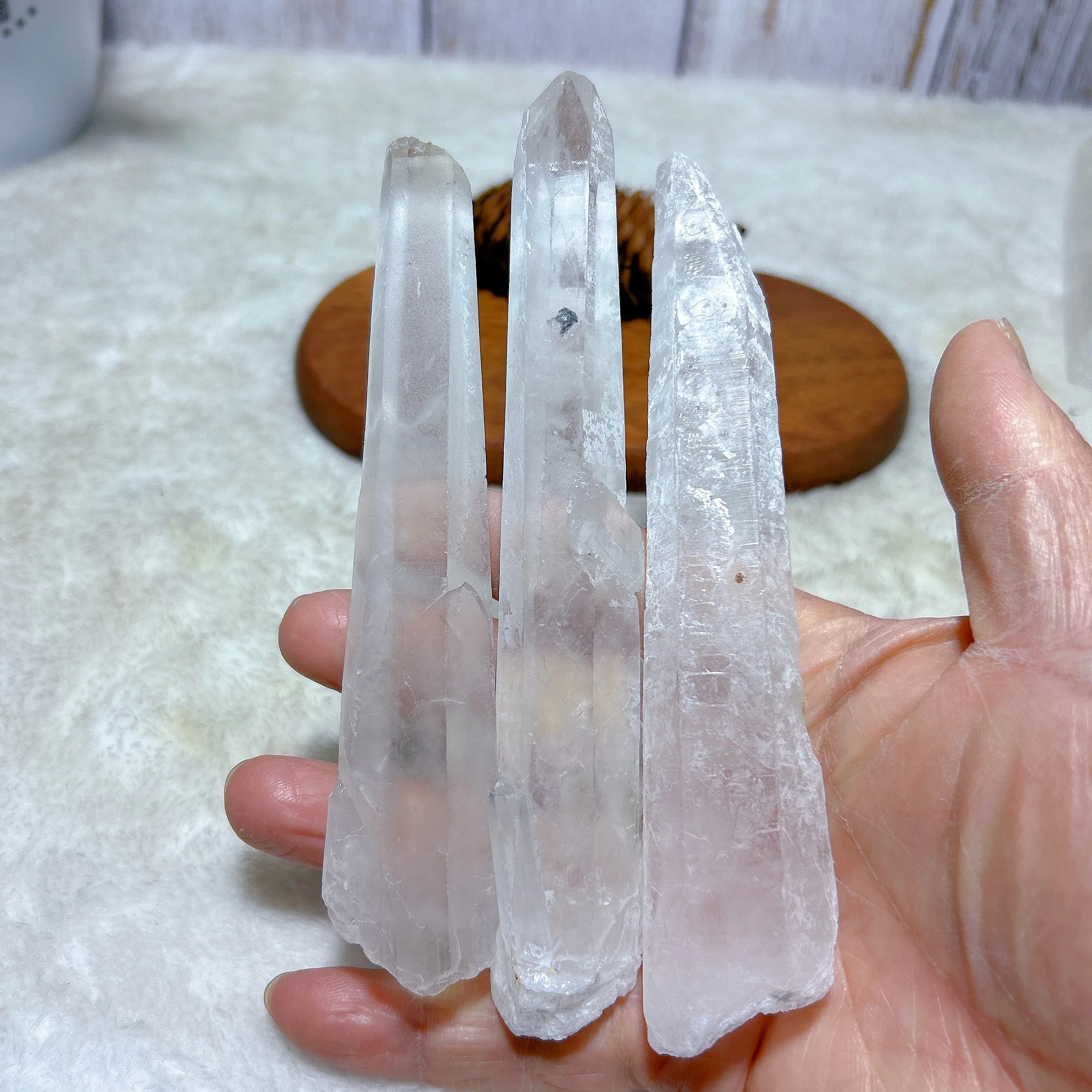 Healing-Natural-Crystal-Clear-Quartz-Strip-Raw-Gemstones-High-Quality ...