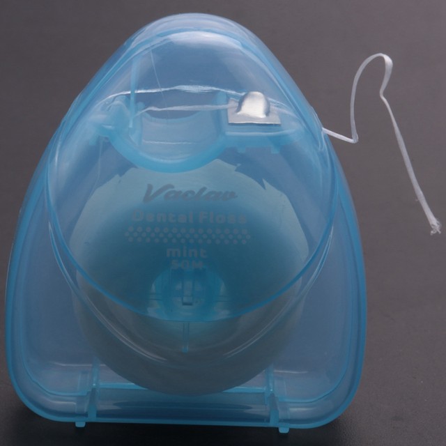 5X Vaclav Wire Floss 50 Meter 54 Yard Wire Floss Mint Flavor Floss Pick ...