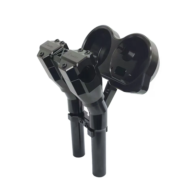 Fit-HD-Road-Glide-Gold-PB-Style-MX-Handlebar-Kickback-Riser-Gauge ...