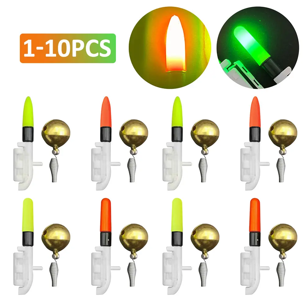 1-10Pcs-Fishing-Rod-Alarm-Light-Luminous-Stick-Fishing-Electronic-Rod ...