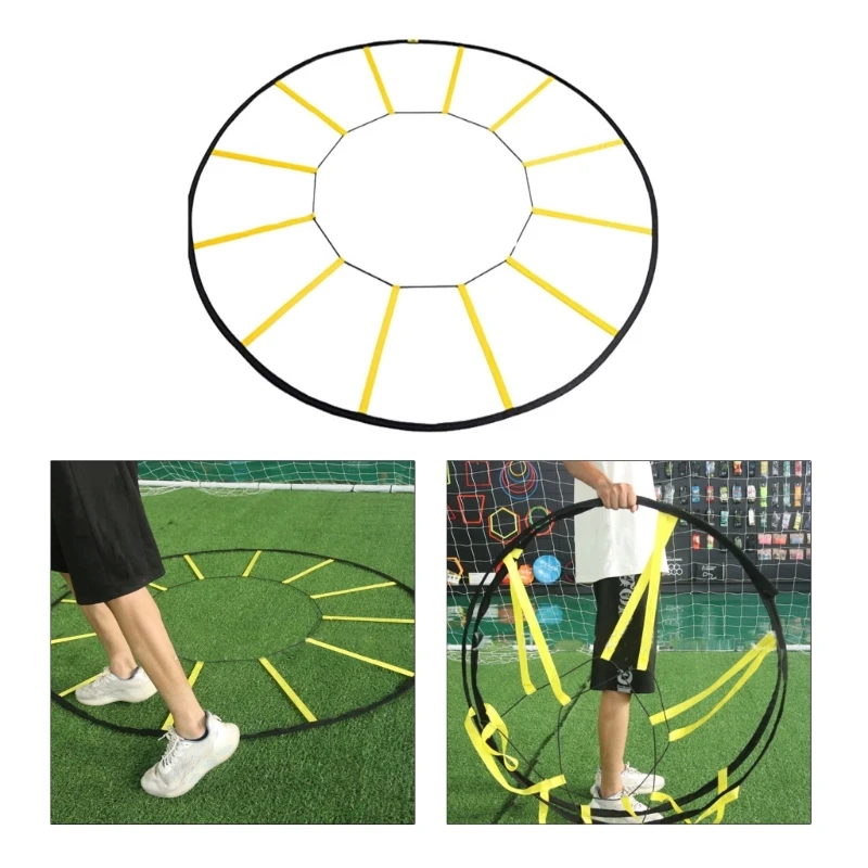 Portable Round Circular Agility Speed Ladder for Indoor Outdoor ...