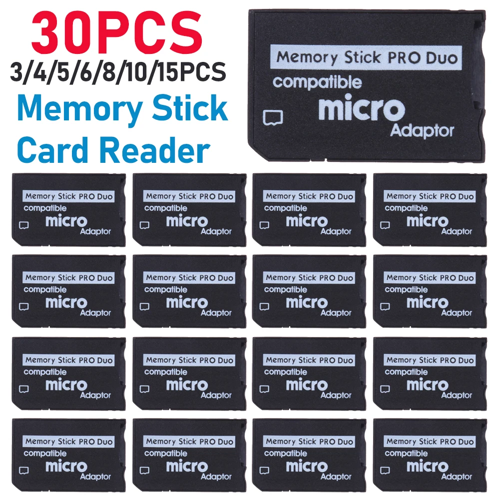 30-1PCS Support Memory Card Adapter Micro SD To Memory Stick Adapter ...
