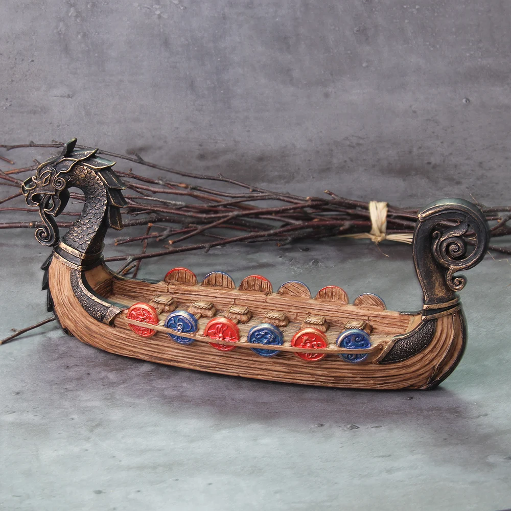 2022 New Style Viking Dragon Boat with shield and seat and many detail ...