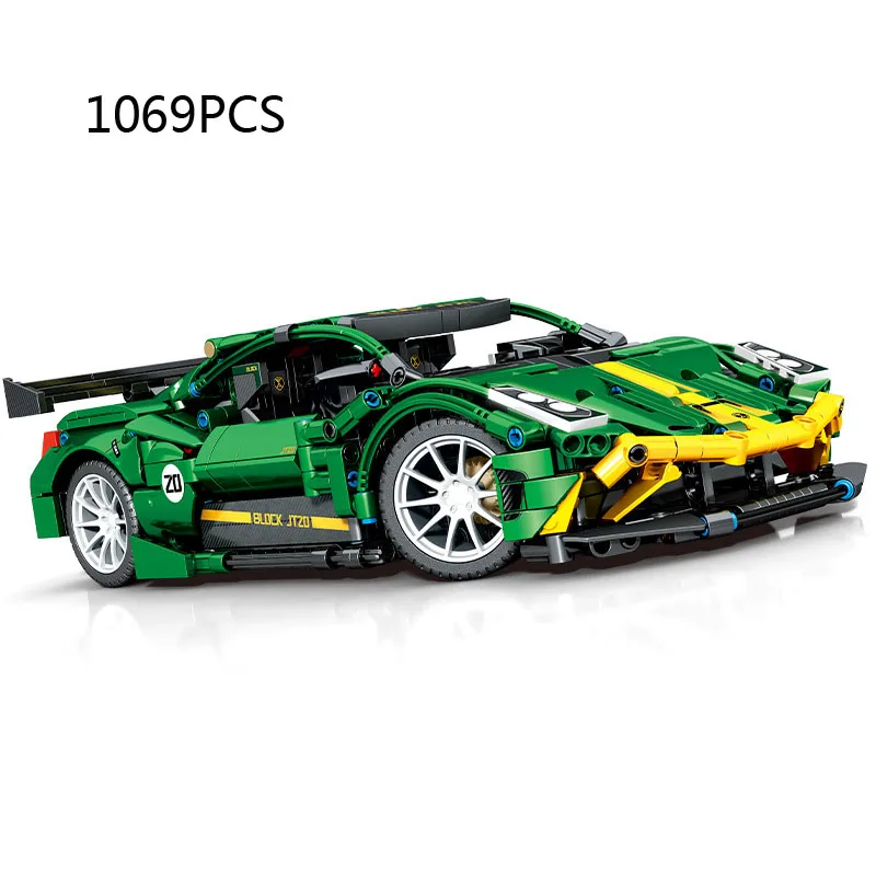 1069PCS Technical 1:14 Scale Block Lambo Super Sport Car Model MOC ...