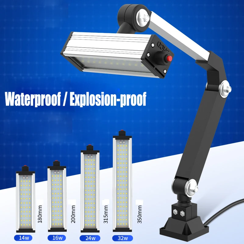 LED-Machine-Tool-Working-Light-Waterproof-24v-36v-Lathe-Drilling ...