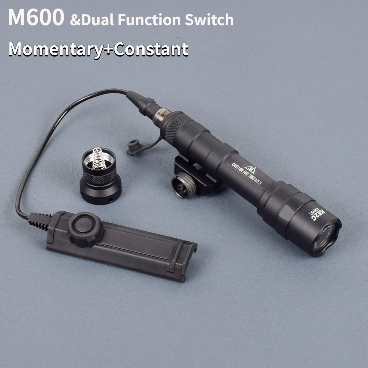 AR15-HK416-AK47-Tactical-Airsoft-Side-Rail-Surefire-M300-M600-Weapon ...