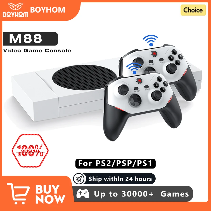 BOYHOM M88 4K Retro Video Game Console ARMMali-G52GPU Game Stick ...