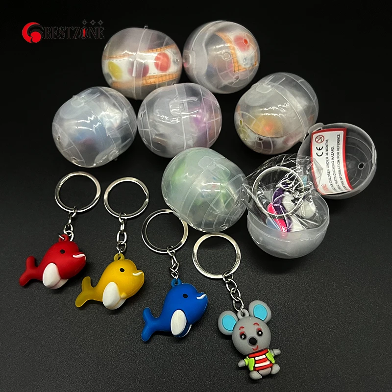 5pcs 47*56mm 1.85*2.2inch Toy Capsules Surprise Ball Conjoined With ...