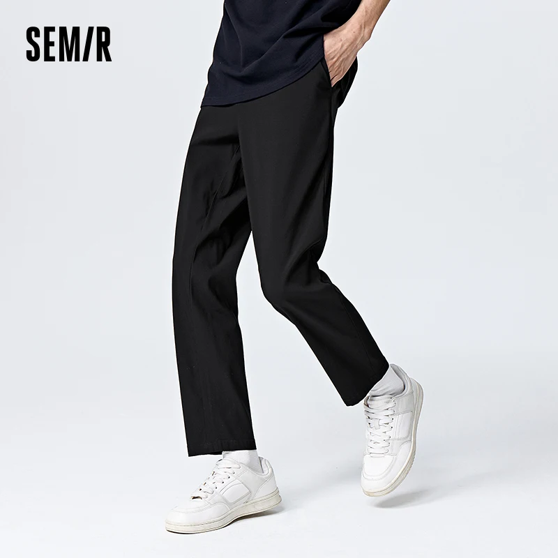 Emir-Casual-Pants-For-Men-Basic-And-Minimalist-Solid-Color-Ankle-Pants ...