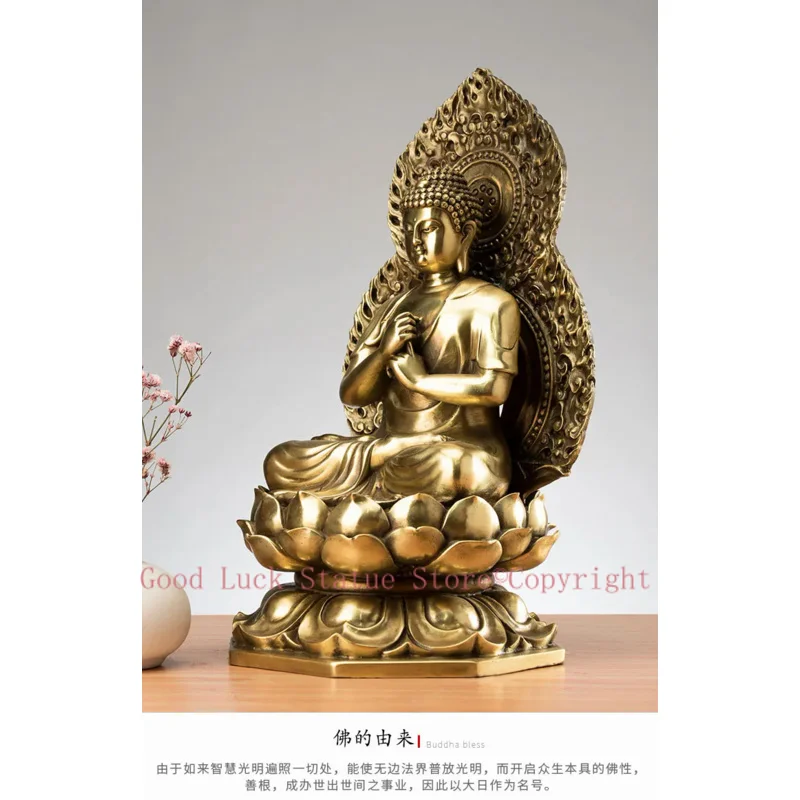 27CM large buddha # Home family Lobby hall Company Temple Effective ...