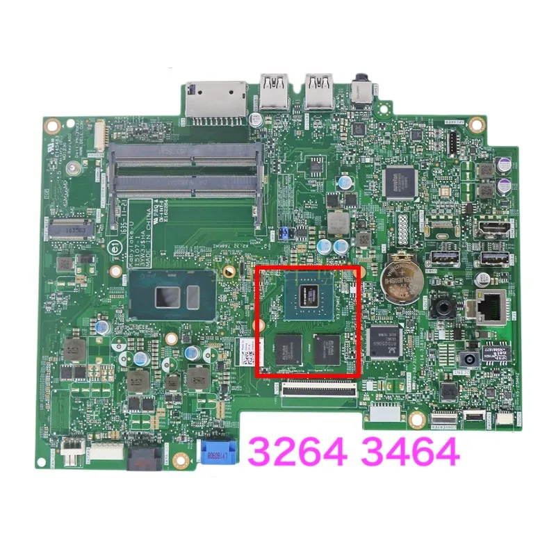 15107-1 For DELL 3264 3464 Motherboard K8VD7 PWXVV F65XD 0NNV5 PGMR1 ...