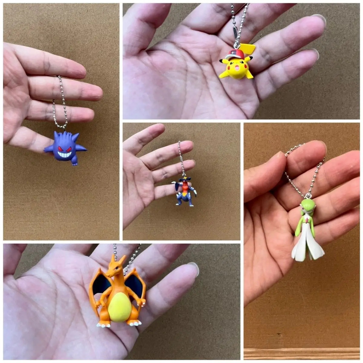 Genuine Pokémon Figura Pingente, Pikachu, Garchomp, Gengar, Charizard ...