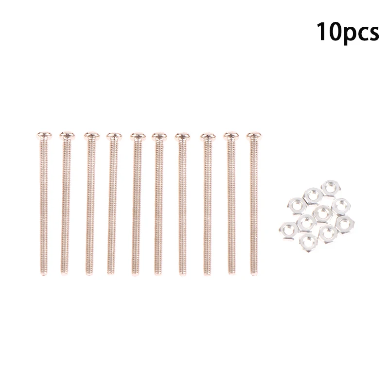 10PCS-M2x8-M2x12-M2x20-M2x25-M2x30mm-Nickel-plated-Cross-Head-Disc-Head ...