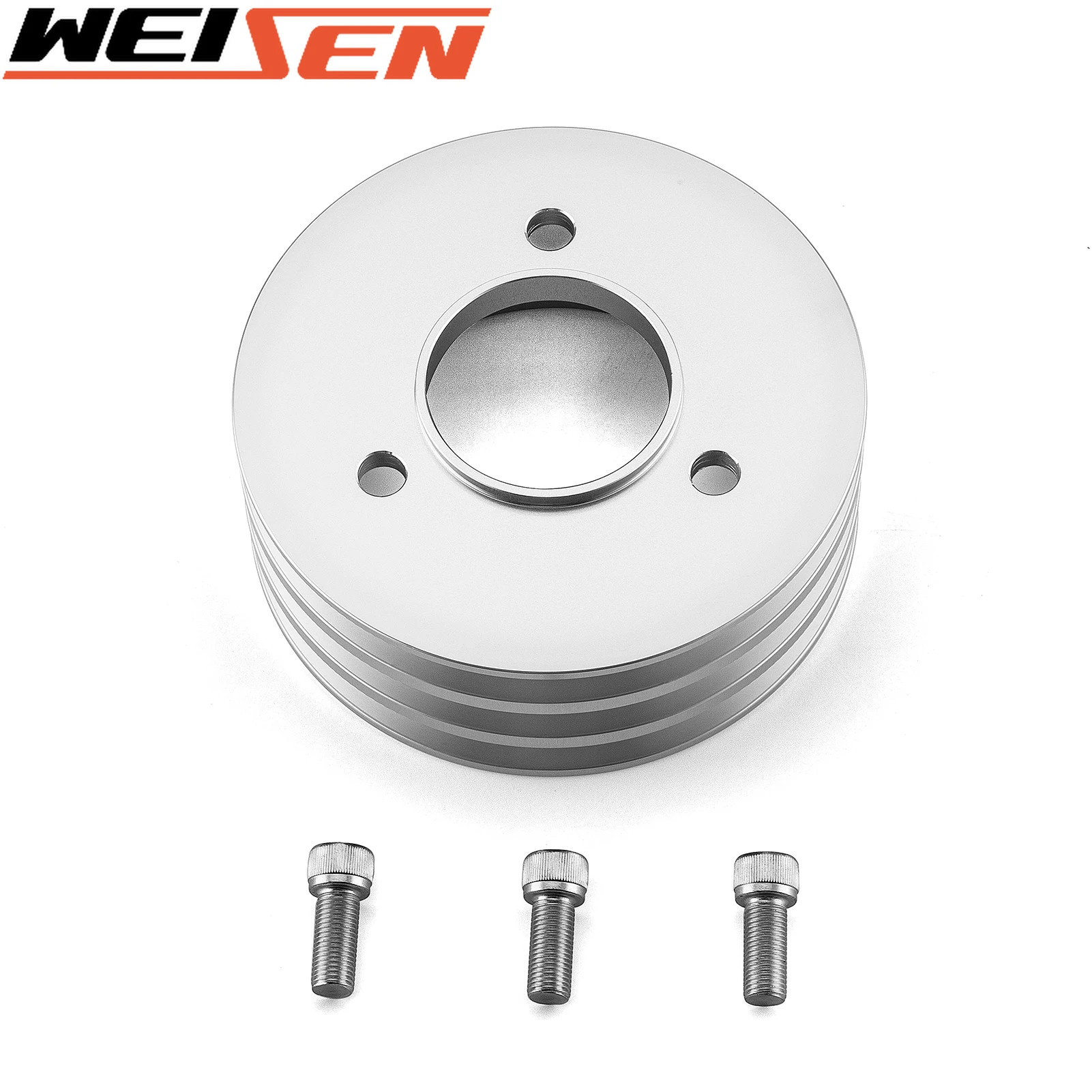 Fit-Big-Block-Chevy-Crankshaft-Pulley-Triple-Groove-396-427-454-SWP-BBC ...