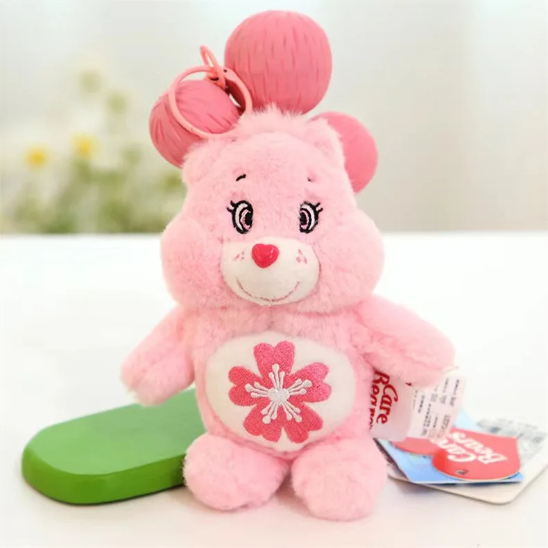 15CM Miniso Kawaii Care Bears Key Chain Cartoon Cute Anime Pendant ...