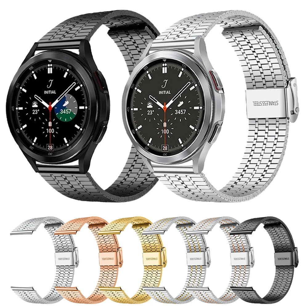 Galaxy Watch 4 Bracelet 46mm Stainless Steel - Stainless Steel Strap ...