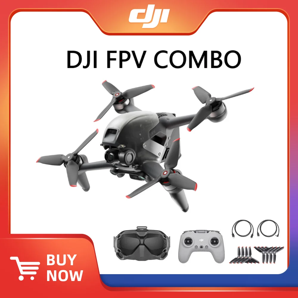 DJI FPV 콤보 1 인칭 시점 드론 UAV 쿼드콥터, 4K 카메라, S 비행 모드, 초광각 150 ° FOV HD ...