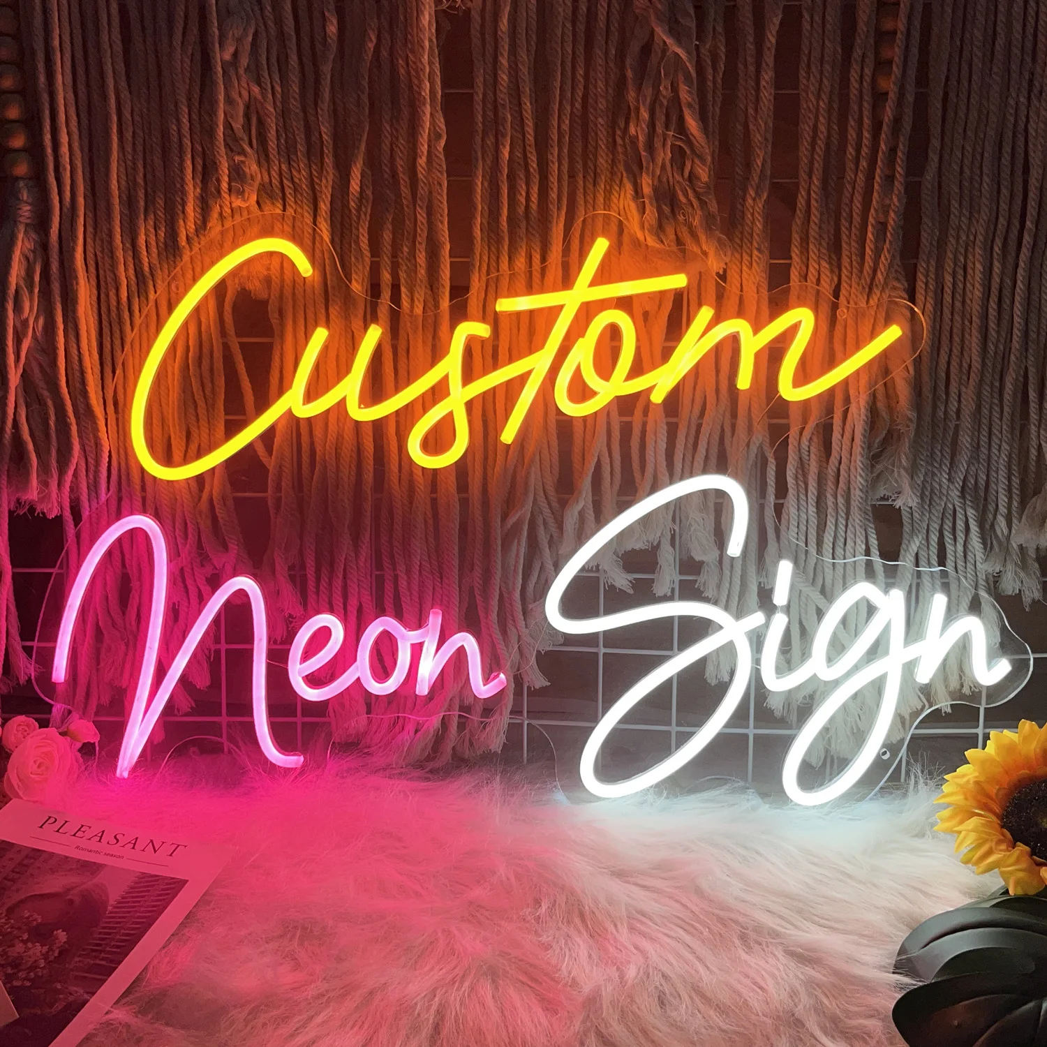 Custom Neon Sign Personalized Name Led Neon Signs Night Light Birthday ...