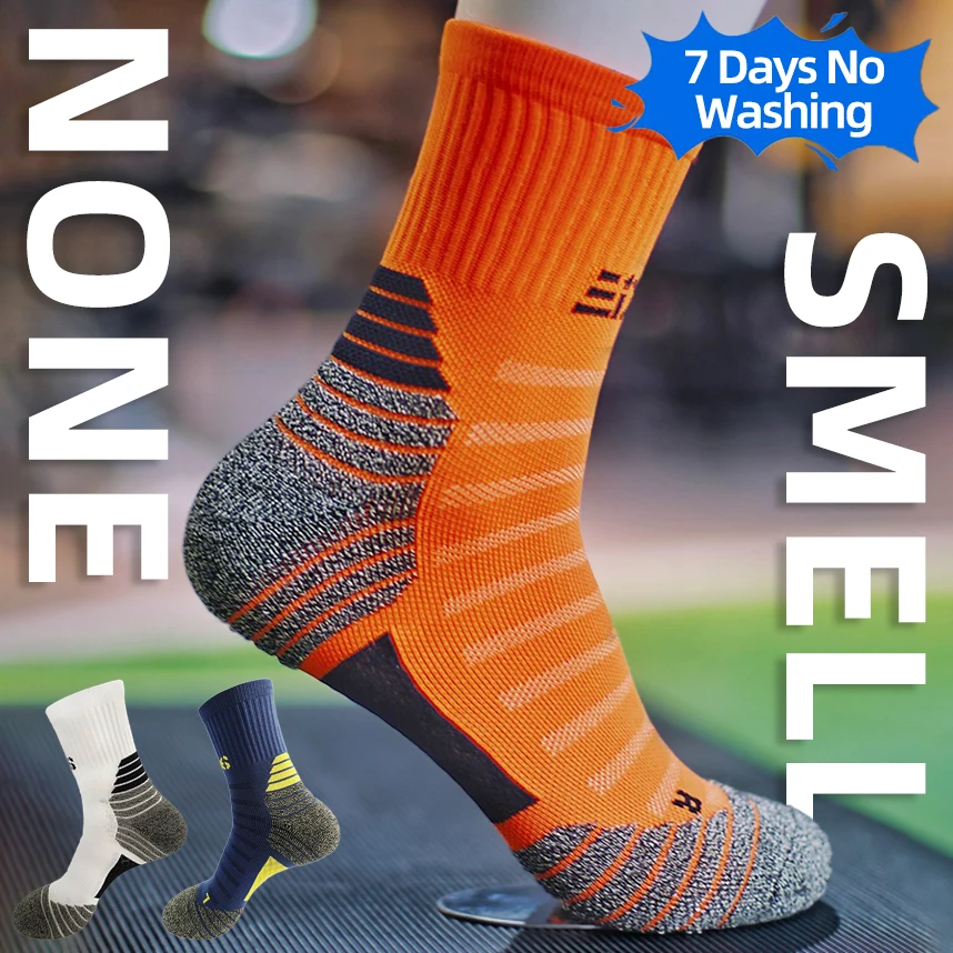 Nano-Copper-Deodorant-Antibacterial-Sports-Socks-for-Men-Compression ...
