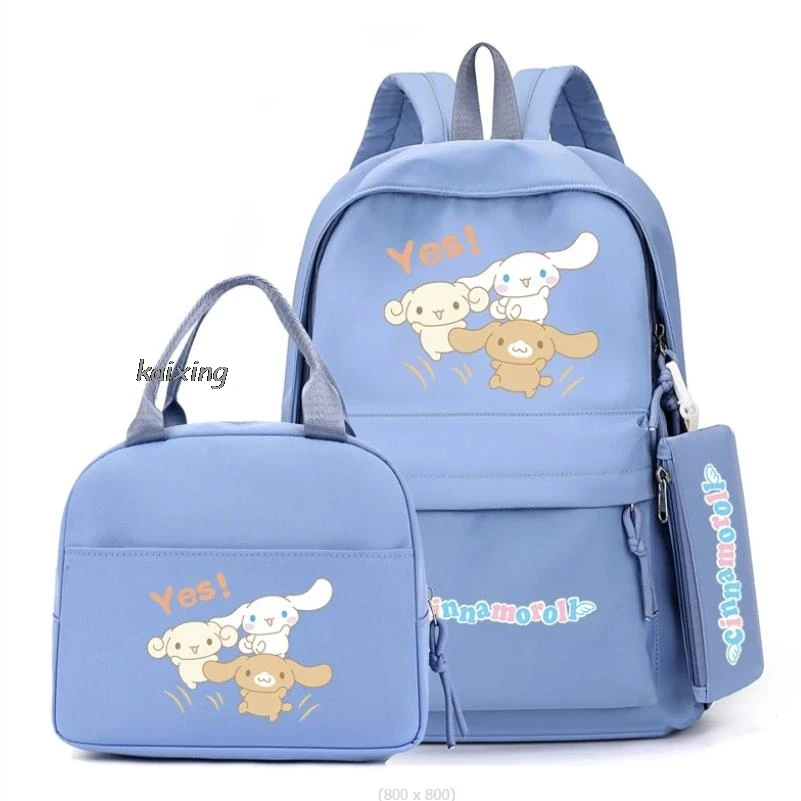 3Pcs-set-Cinnamoroll-Backpack-With-Lunch-Bag-for-Girls-Boys-Back-To ...