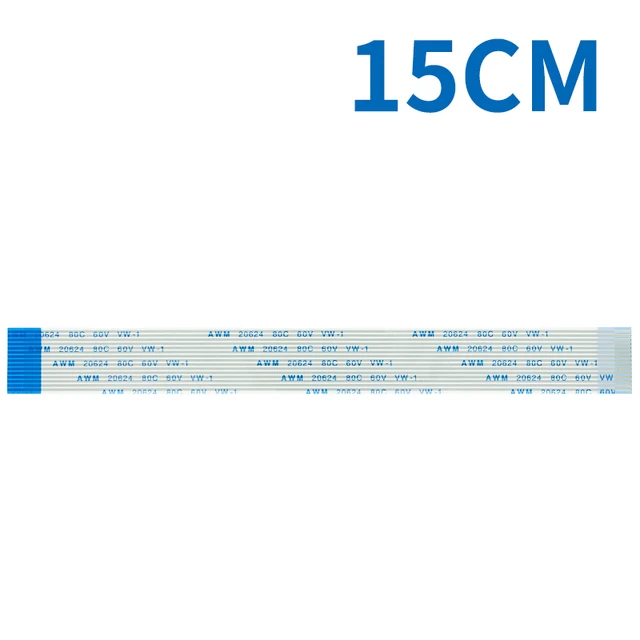 2M 1M 50CM 30CM 15CM Raspberry Pi 3 Camera Cable Ribbon FFC 15pin 1mm ...