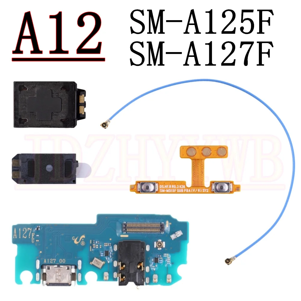 USB Charging Port Board For Samsung A12 A125F A127F Earpiece ...