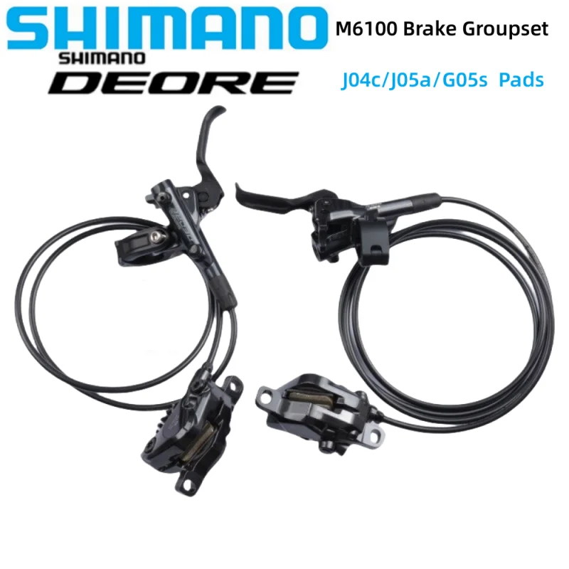 SHIMANO DEORE M6100 Brake Left Front/Right Rear Mountain Bikes ...