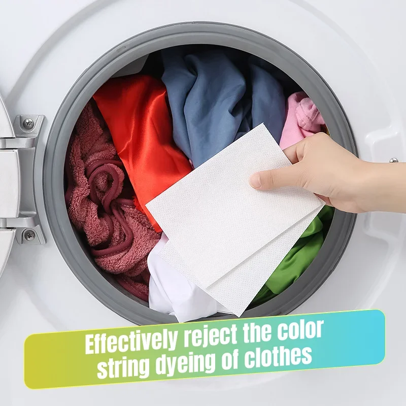 50pcs-Washing-Machine-Use-Mixed-Dyeing-Proof-Color-Absorption-Sheet ...
