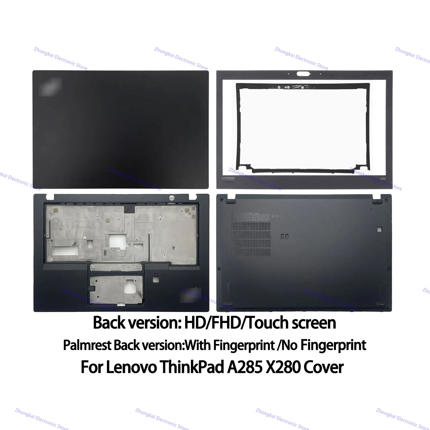 Original-For-Lenovo-ThinkPad-A285-X280-Laptop-LCD-Back-Case-Bezel ...