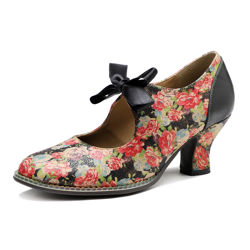 Vintage Floral Pumps