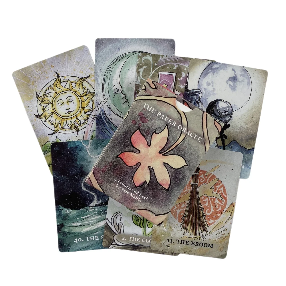 Generic Crystals The Stone Tarot Cards Divination Deck English Versions ...