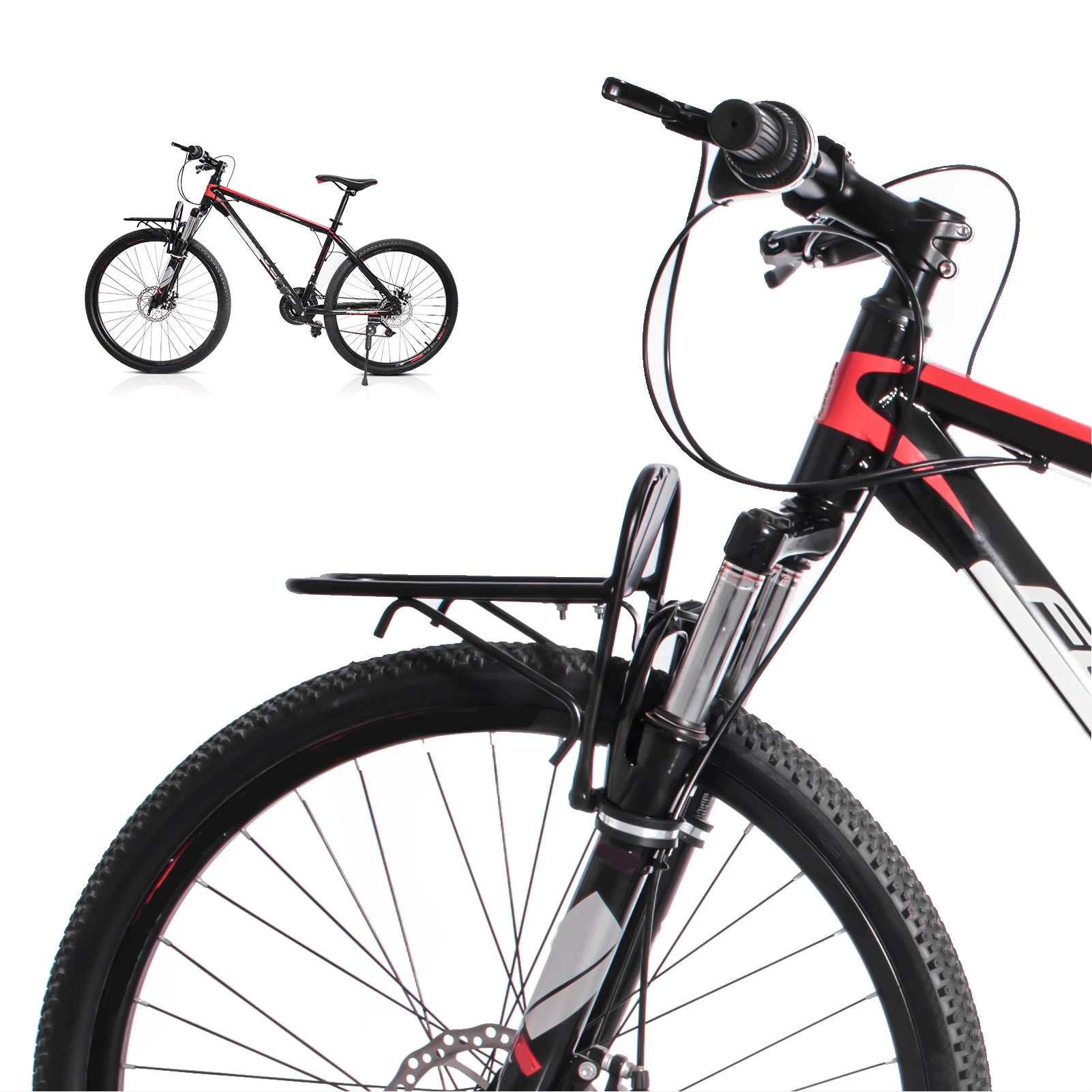 Bicycle-Front-Rack-Durable-Sturdy-Aluminum-Alloy-Construction-Mountain ...