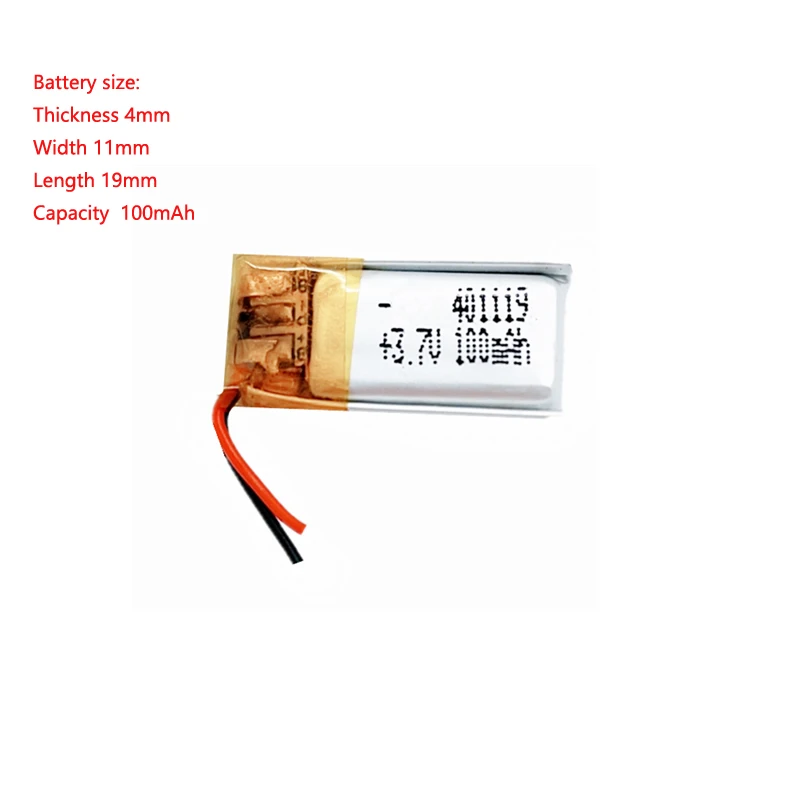 Micro-401020-401119-3-7v-100mah-Polymer-Lithium-Lipo-Rechargeable ...
