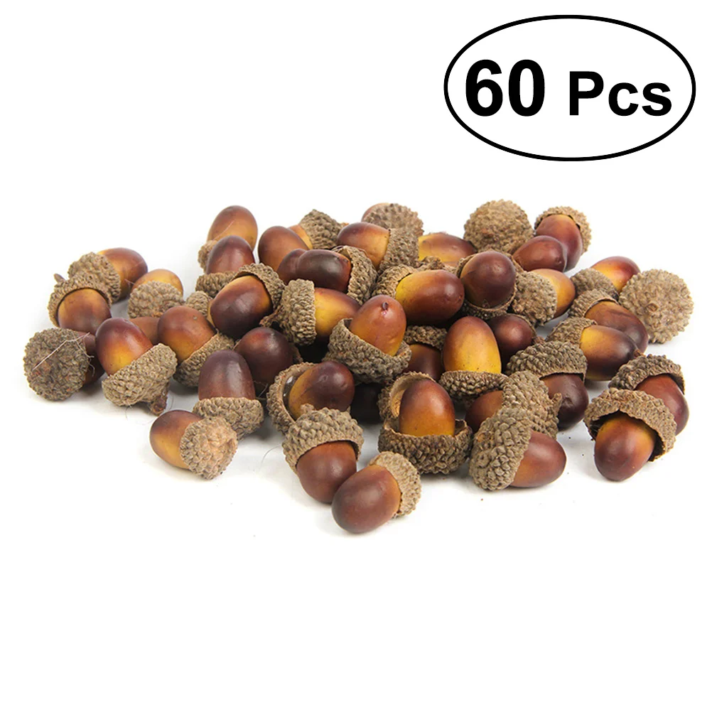 Acorns-Acorn-Artificial-Decor-Decorative-Nuts-Fake-Decorations ...