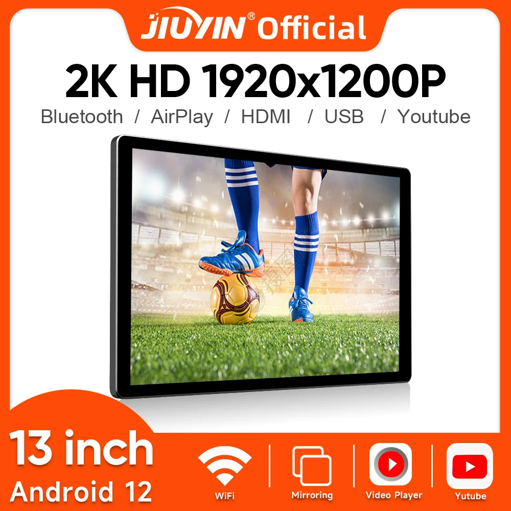 13-Headrest-Monitor-Android-12-Car-Display-IPS-2K-HD-For-Car-Rear-Seat ...