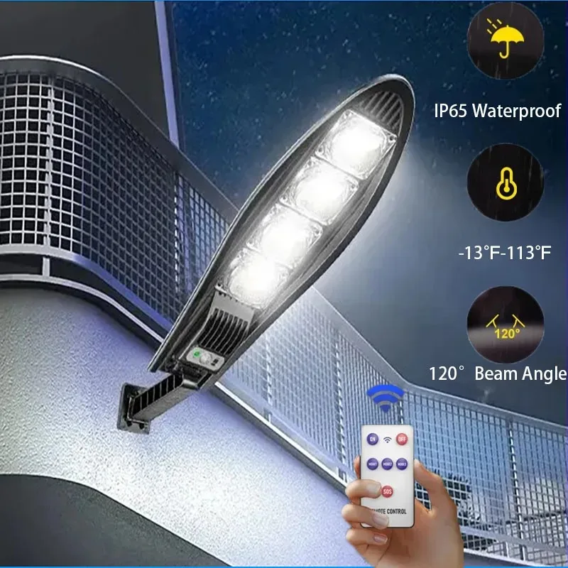 Outdoor Solar Street Light Waterproof LED Sword Lamp with Human Body ...