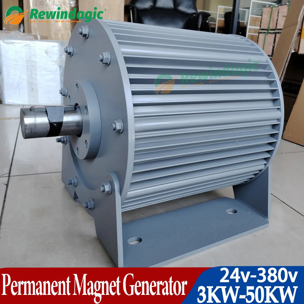 Actual-2KW-50KW-Low-Speed-Permanent-Magnet-Generator-48V-220V-380V-3 ...
