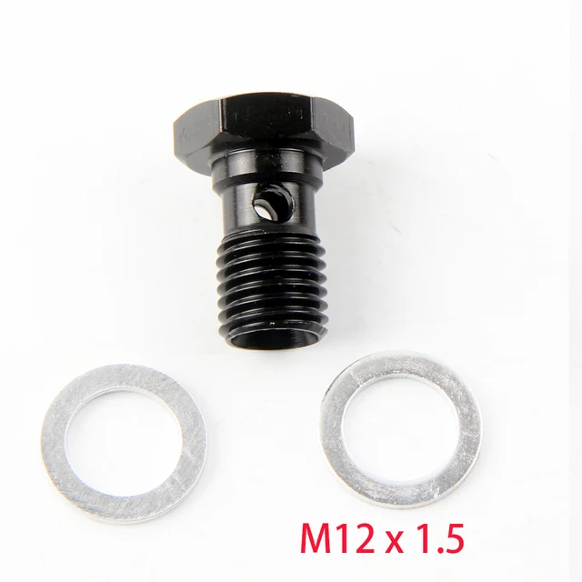 Aluminum Banjo fitting Outlet Banjo male an6 Fitting Adapter 12mm 14mm ...
