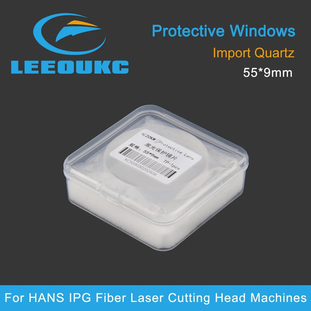 10pcs/lot High Quality Hans IPG Laser Lens Protective Windows 55 9 For ...