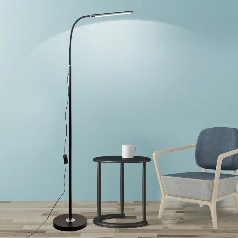 Modern-LED-Floor-Lamp-Stepless-Dimming-Indoor-Lighting-Stand-Adjustable ...